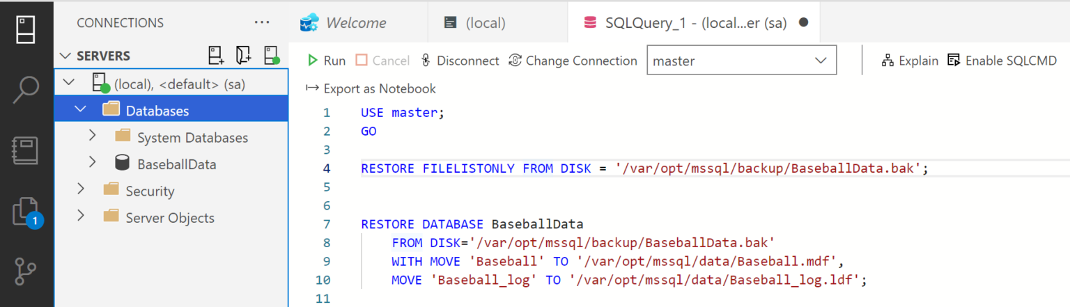 Getting Started With Sql Server In A Docker Container The Sero Group